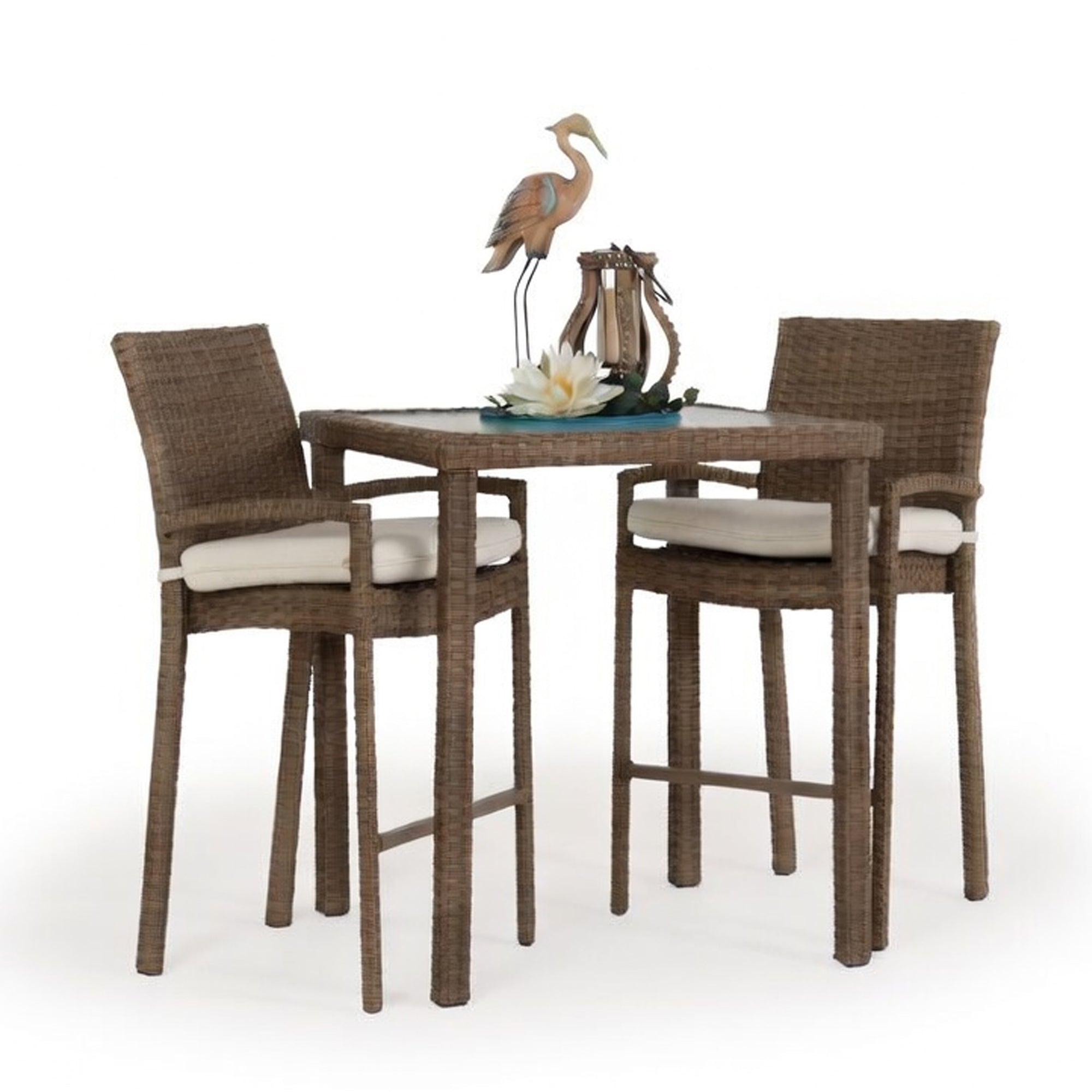 Kokomo Contemporary Outdoor Stackable 3 Piece Bar Height Set – Leaders ...